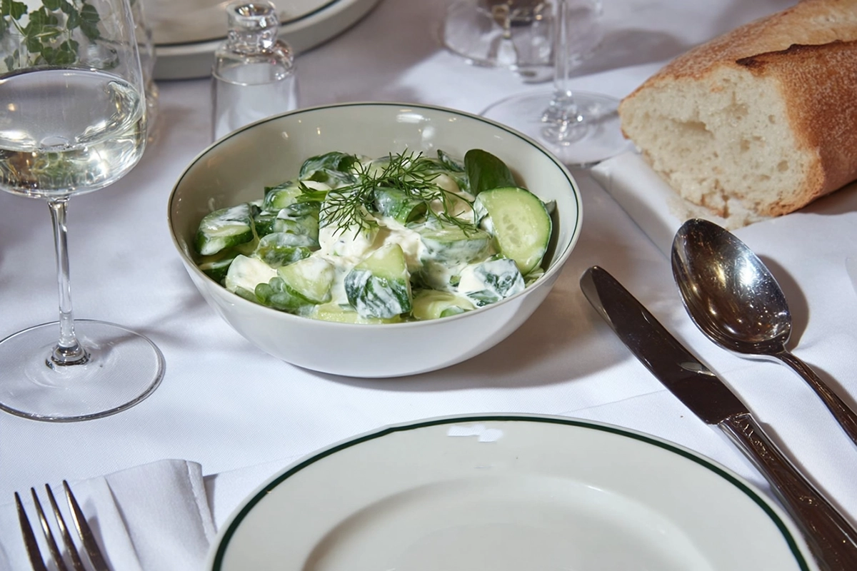 Concombre à la crème : La salade fraîche et rapide pour une entrée ...