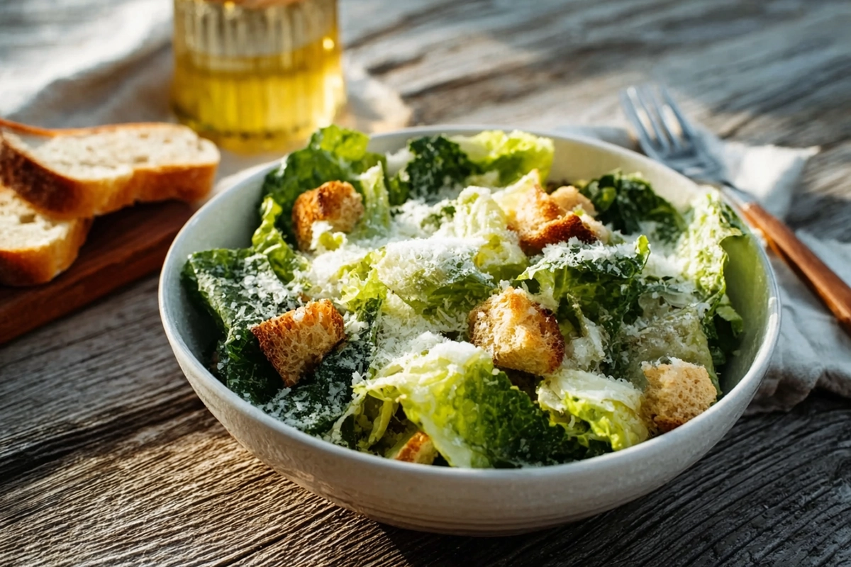 Recette Salade Cesar Cyril Lignac