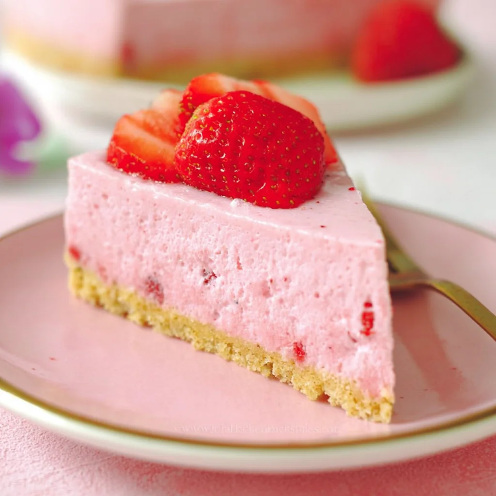 Tarte mousse fraise : 1 recette facile et sensationnelle