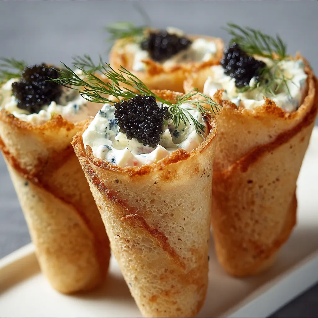 Amuse-bouche en cornets facile 20 idées remarquable